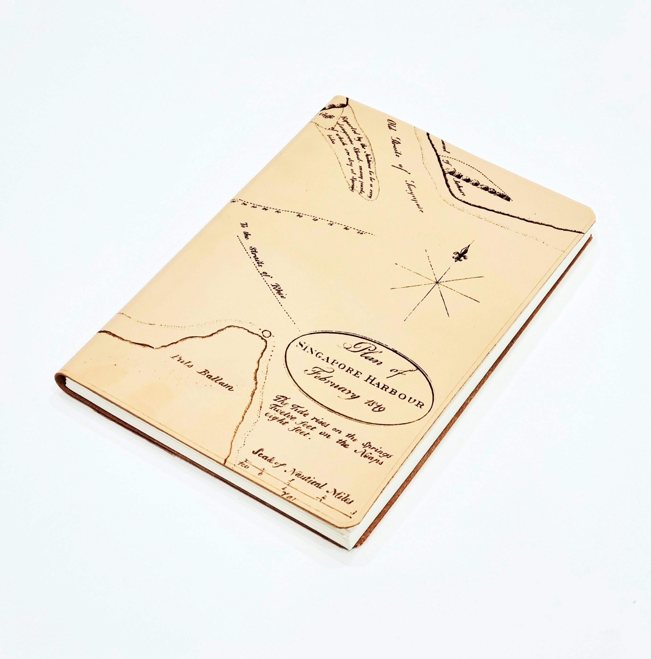 RAFFLES 1819 A5 Portrait Plain Journal ( SG Bicentennial Collection ...